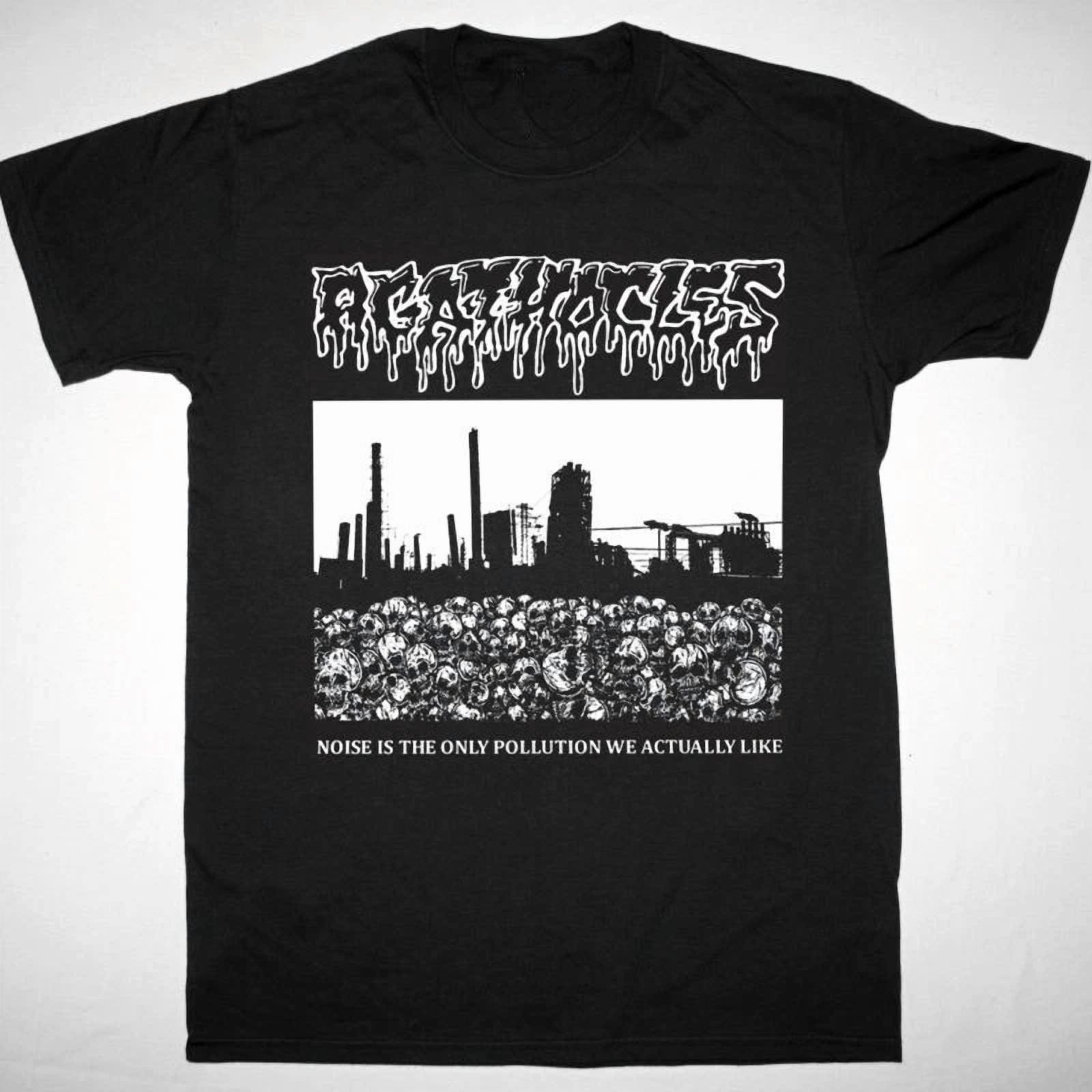 Reprint Rare AGATHOCLES NOISE IS THE ONLY POLLUTION WE ACTUALLY LIKE T ...