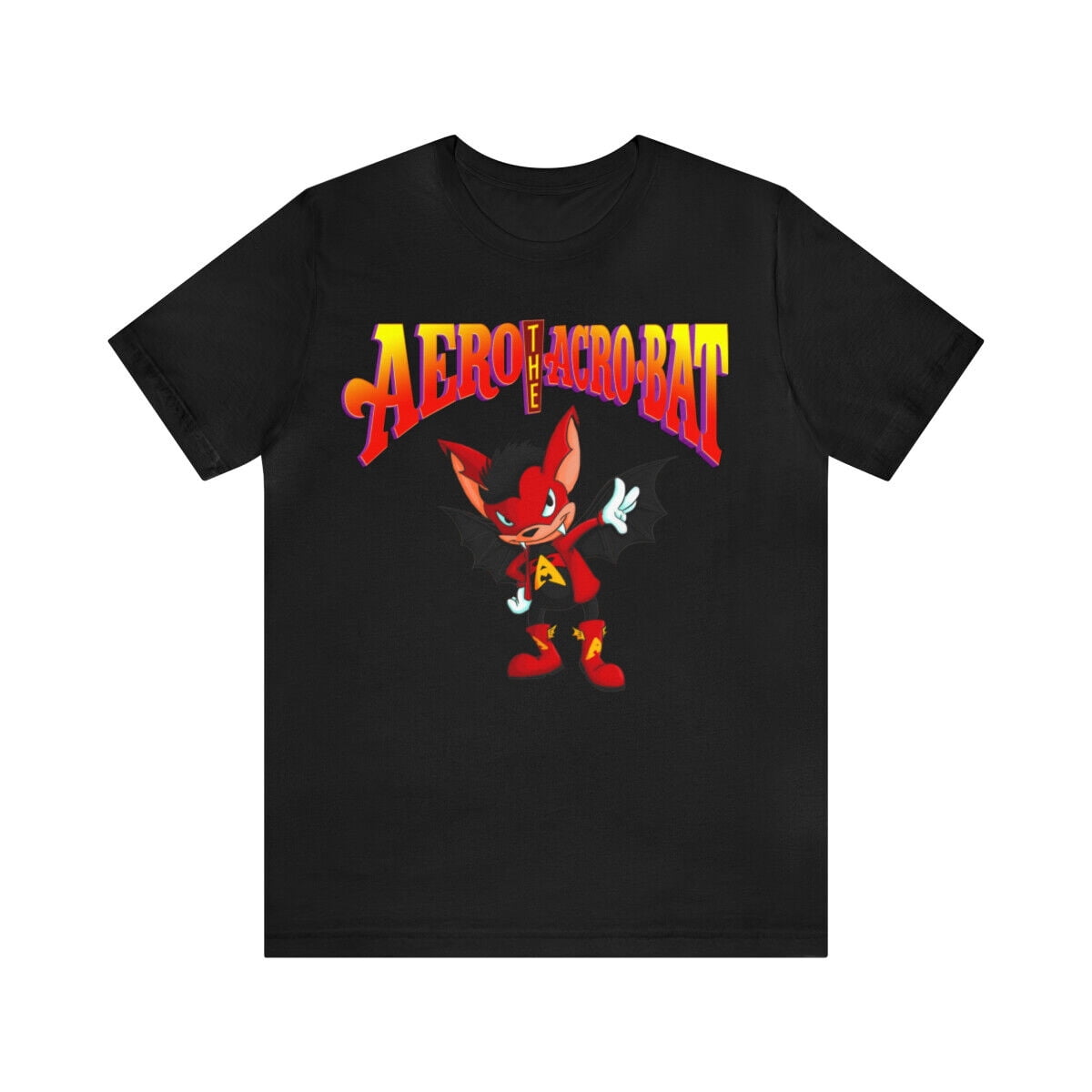 Reprint Rare Aero The Acro-Bat SNES SEGA Retro Style Video Game Pixel ...