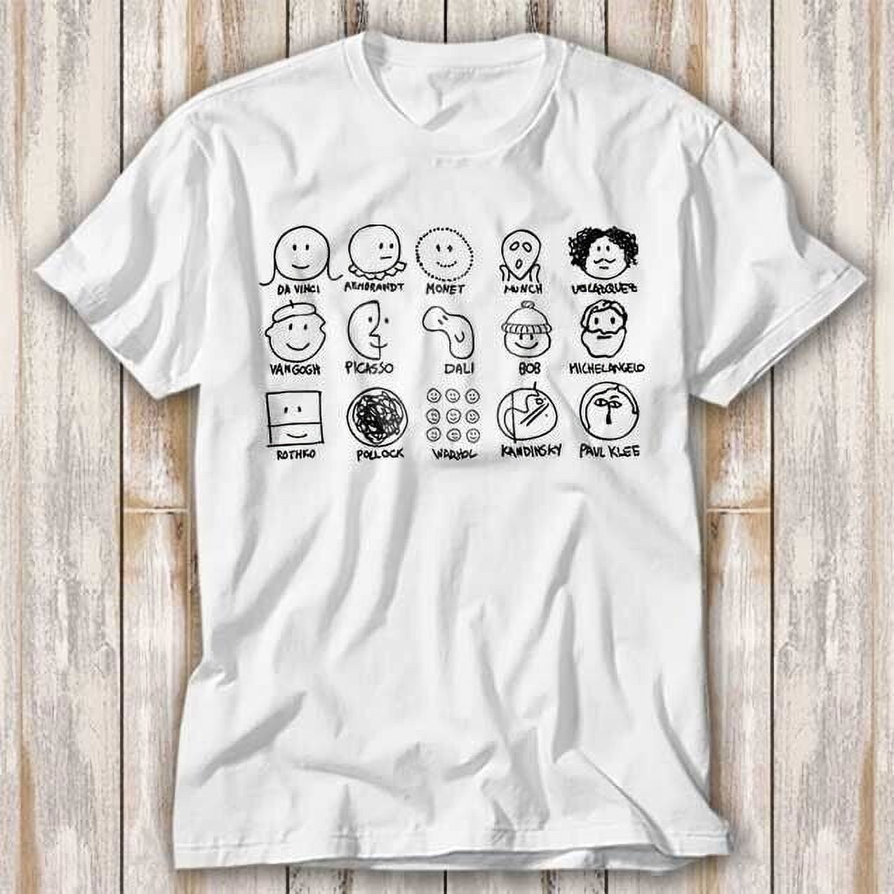 Reprint Rare All Famous Artists Bob Dali Picasso Van Gogh Da Vinci T ...