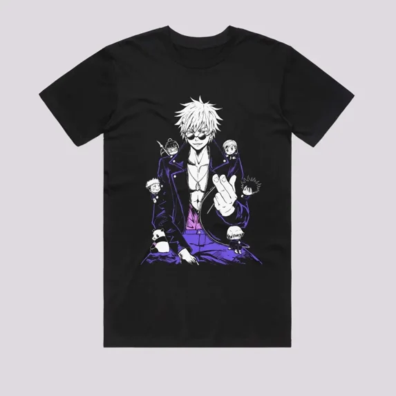 Reprint Rare Anime Gojo Sensei T-Shirt Size S-5XL, Gift For Friends ...