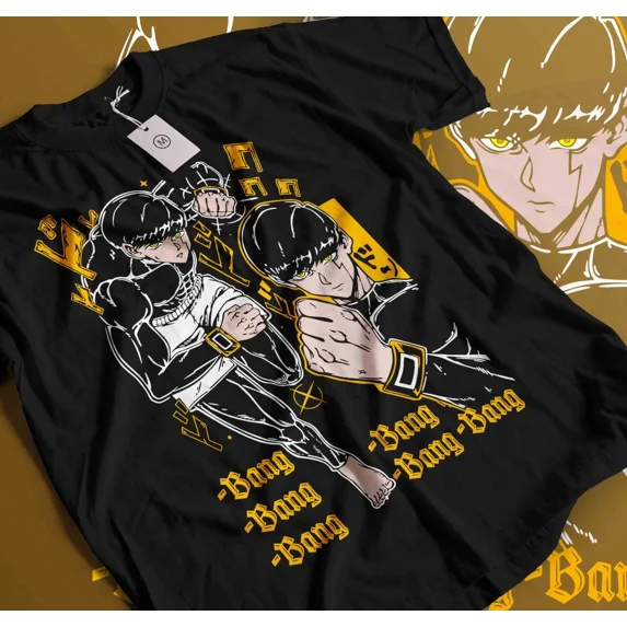 Reprint Rare Anime Mashle T-Shirt Magic And Muscles Mash Cream Puff ...