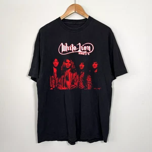 Reprint Rare Anthology '83-89 White Lion Tee Shirt All Size S to 5XL ...