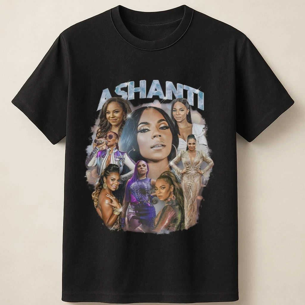 Reprint Rare Ashanti Photo Spread In Concert Looks With Shine Filter ...
