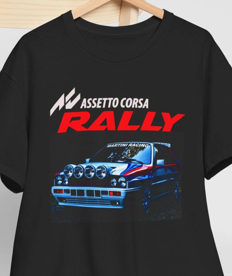 Reprint Rare Assetto Corsa AC Rally Shirt Lancia Delta Integrale Sim ...