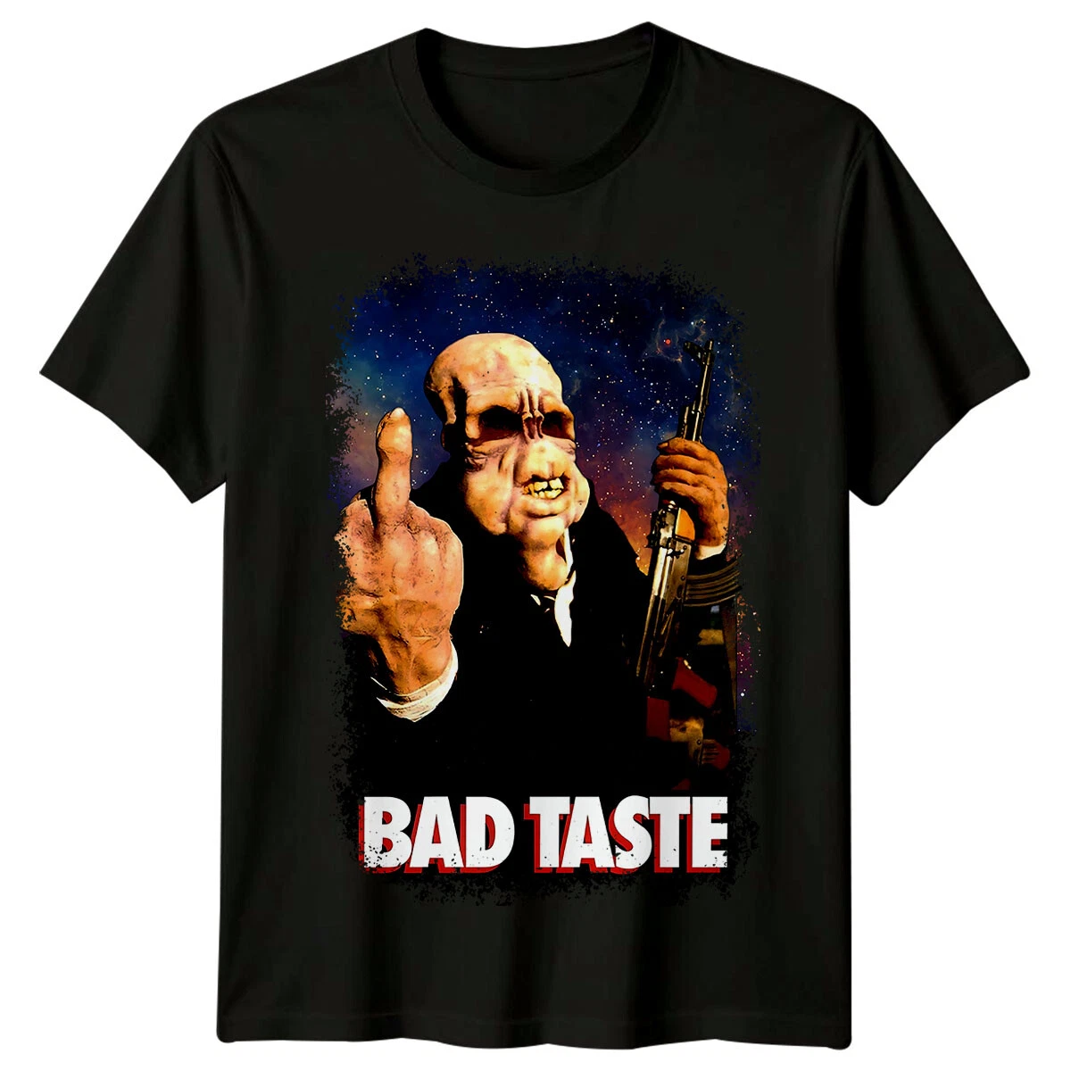 Reprint Rare Bad Taste (1987) Movie Poster Inspired T-Shirt Retro 80s ...