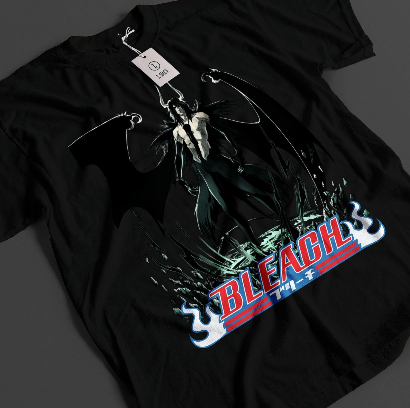 Reprint Rare Bleach Anime Shirt Ulquiorra Tshirt Ichigo Bankai T-Shirt ...
