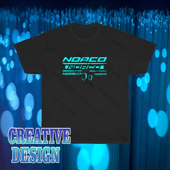 Reprint Rare Brand New Norco Bicycle Logo T-Shirt Funny Size S to 5XL ...