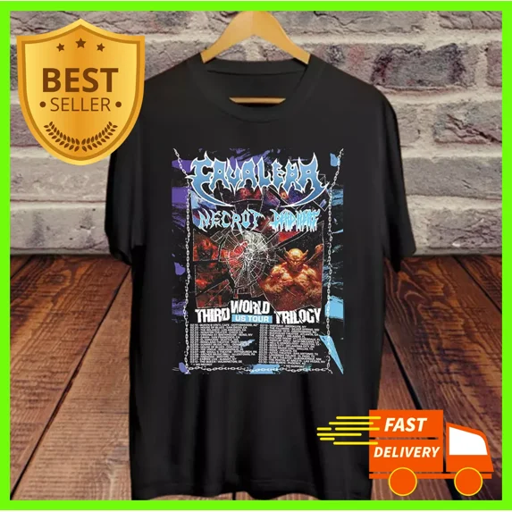 Reprint Rare Cavalera Conspiracy Third World Trilogy US Tour 2025 T ...