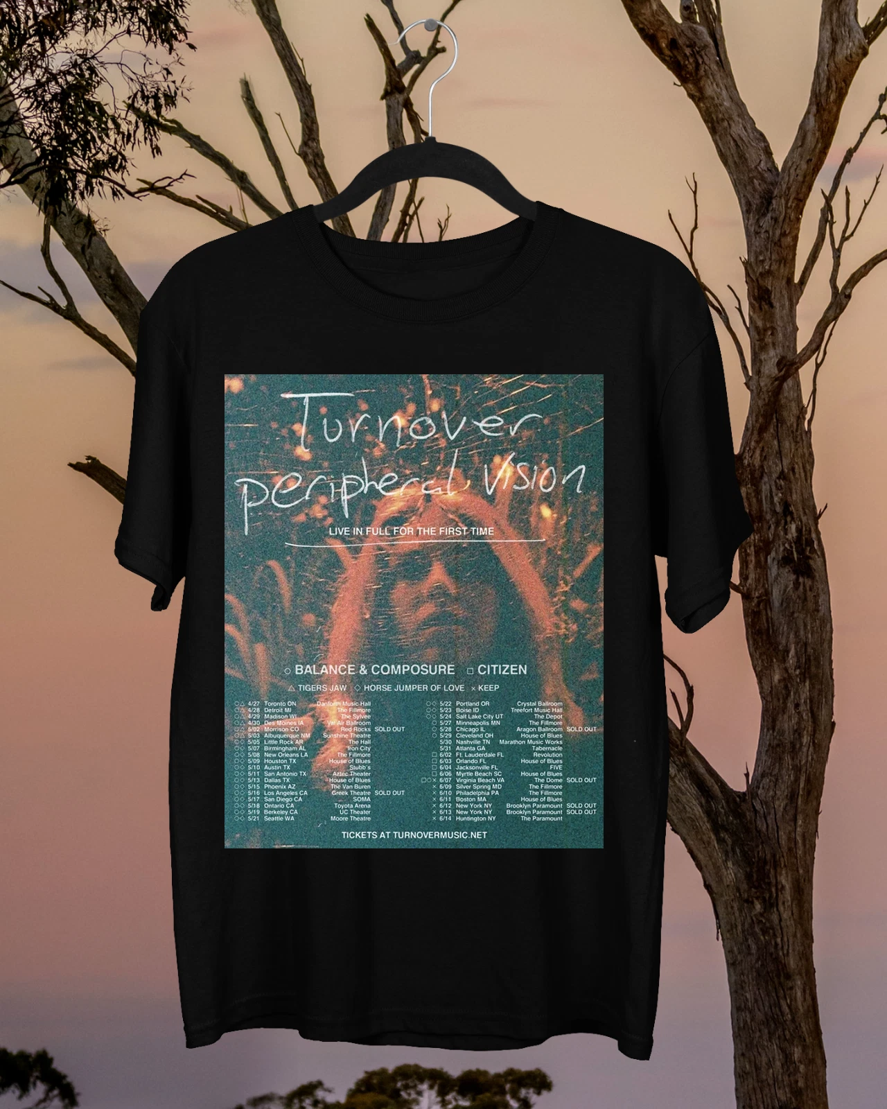 Reprint Rare Collection Turnover Peripheral Vision Band Tour 2025 Gift ...