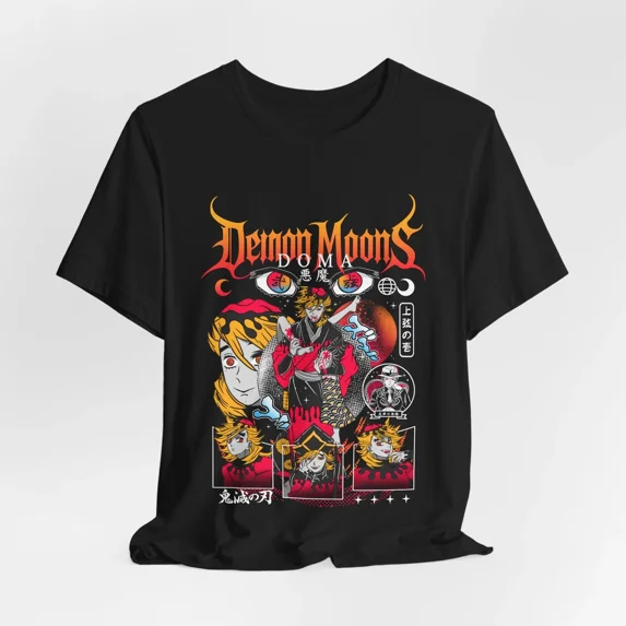 Reprint Rare Demon Moons Graphic Tee, Unisex Short Sleeve Shirt, Anime ...