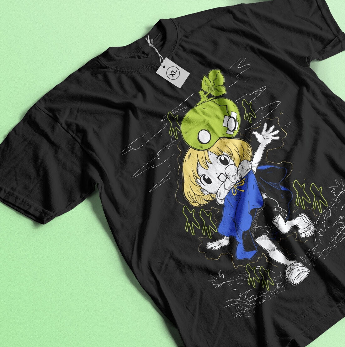 Reprint Rare Dr. Stone Suika T-shirt Senku Ishigami Taiju Oki Ryusui ...