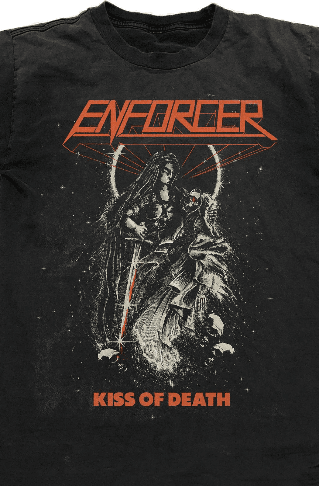 Reprint Rare Enforcer Band Gift For Friends Black T-Shirt Cotton All ...