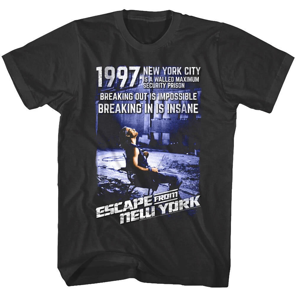 Reprint Rare Escape From New York Breaking Out is Impossible Men's T ...