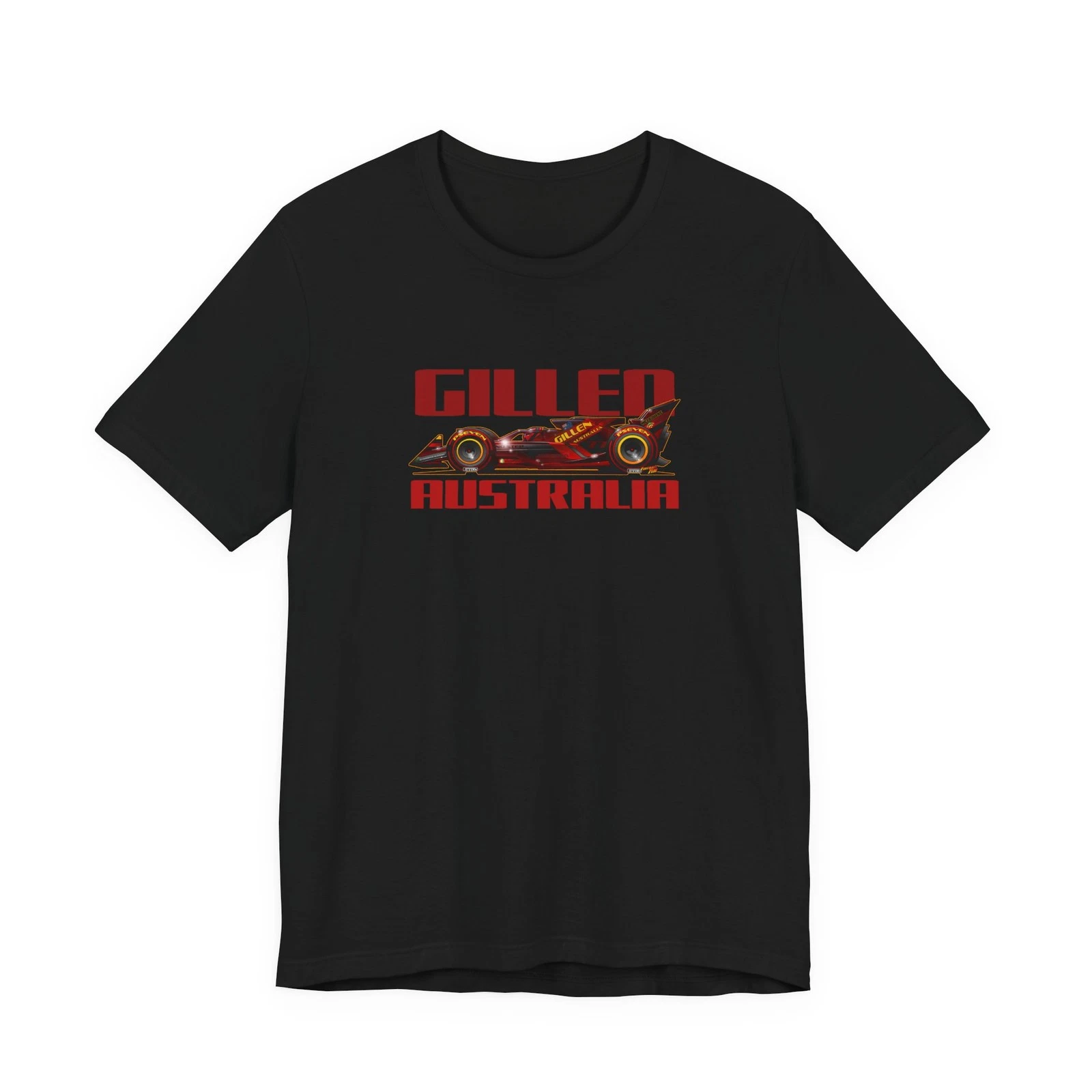 Reprint Rare GILLEN AUSTRALIA F1 2047 Race Car Art Short Sleeve Tee - 3 ...