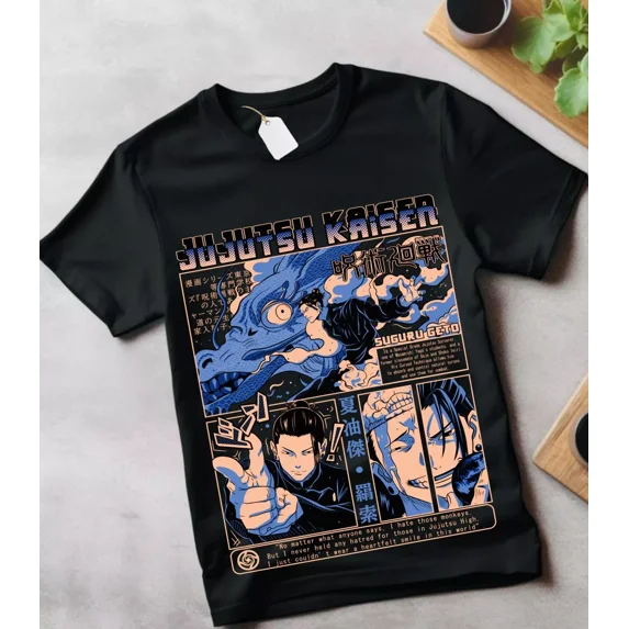 Reprint Rare Geto T-shirt Jujutsu Kaisen Suguru Gojo Satoru JJK Girl ...