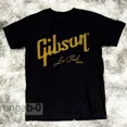 Reprint Rare Gibson Les Paul Model Black Unisex T-Shirt Unisex Black ...