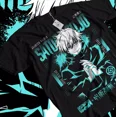 Reprint Rare Gojo Satoru T-Shirt Jujutsu Kaisen Anime Horror Funny Gift ...