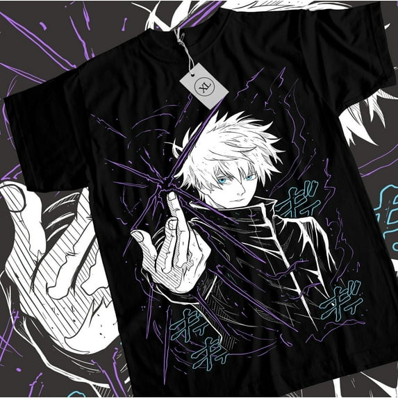 Reprint Rare Gojo Satoru T-Shirt Megumi Itadori Yuji Jujutsu Kaisen ...
