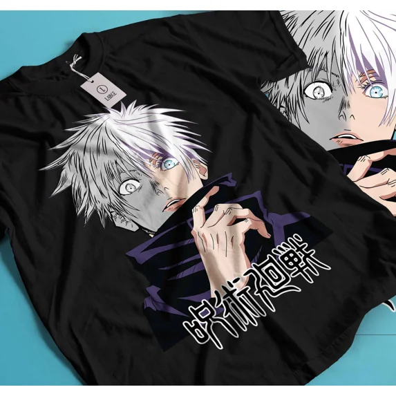 Reprint Rare Gojo Satoru T-Shirt Megumi Itadori Yuji Jujutsu Kaisen ...