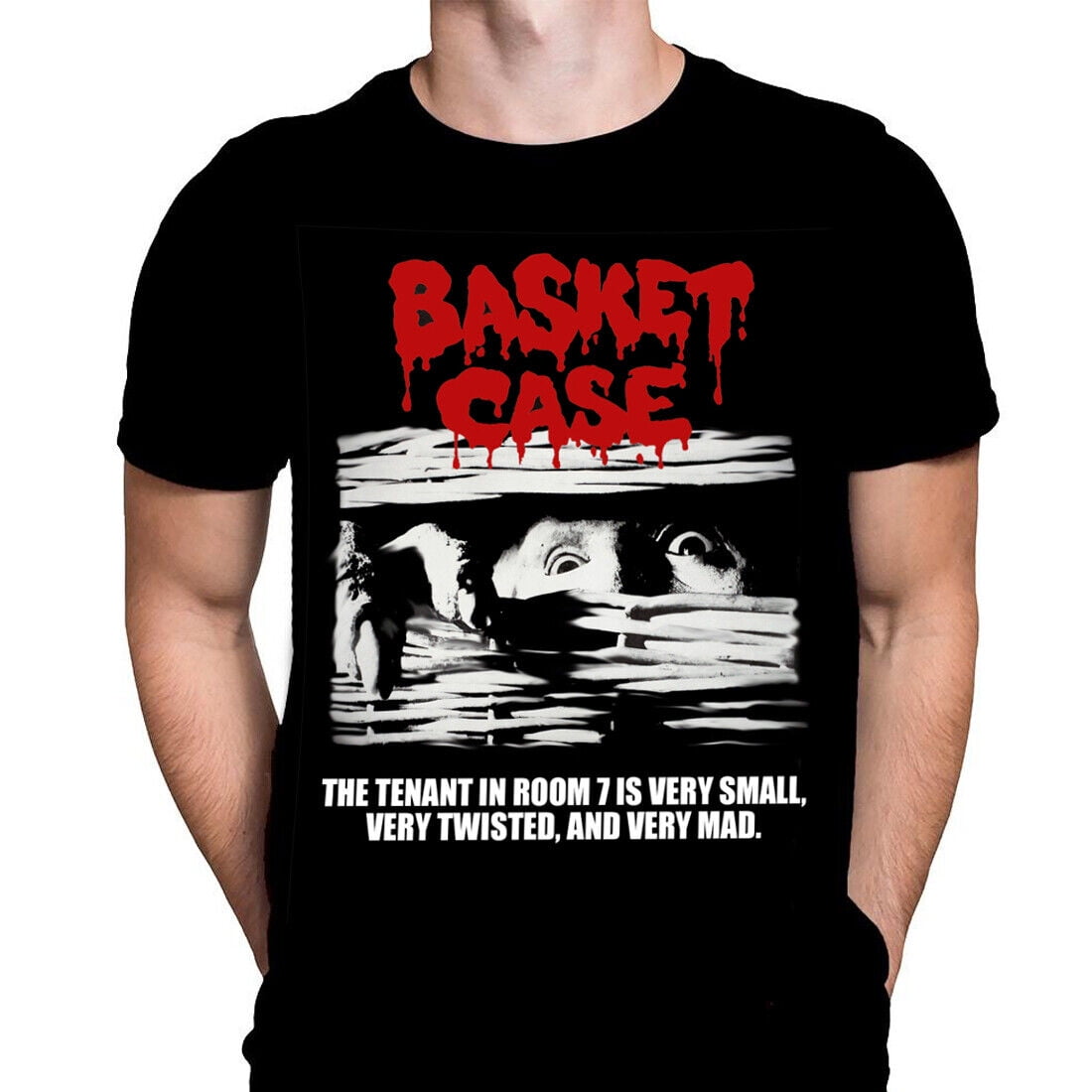 Reprint Rare Horror Cult Classic - BASKET CASE - Black T-Shirt - Sizes ...