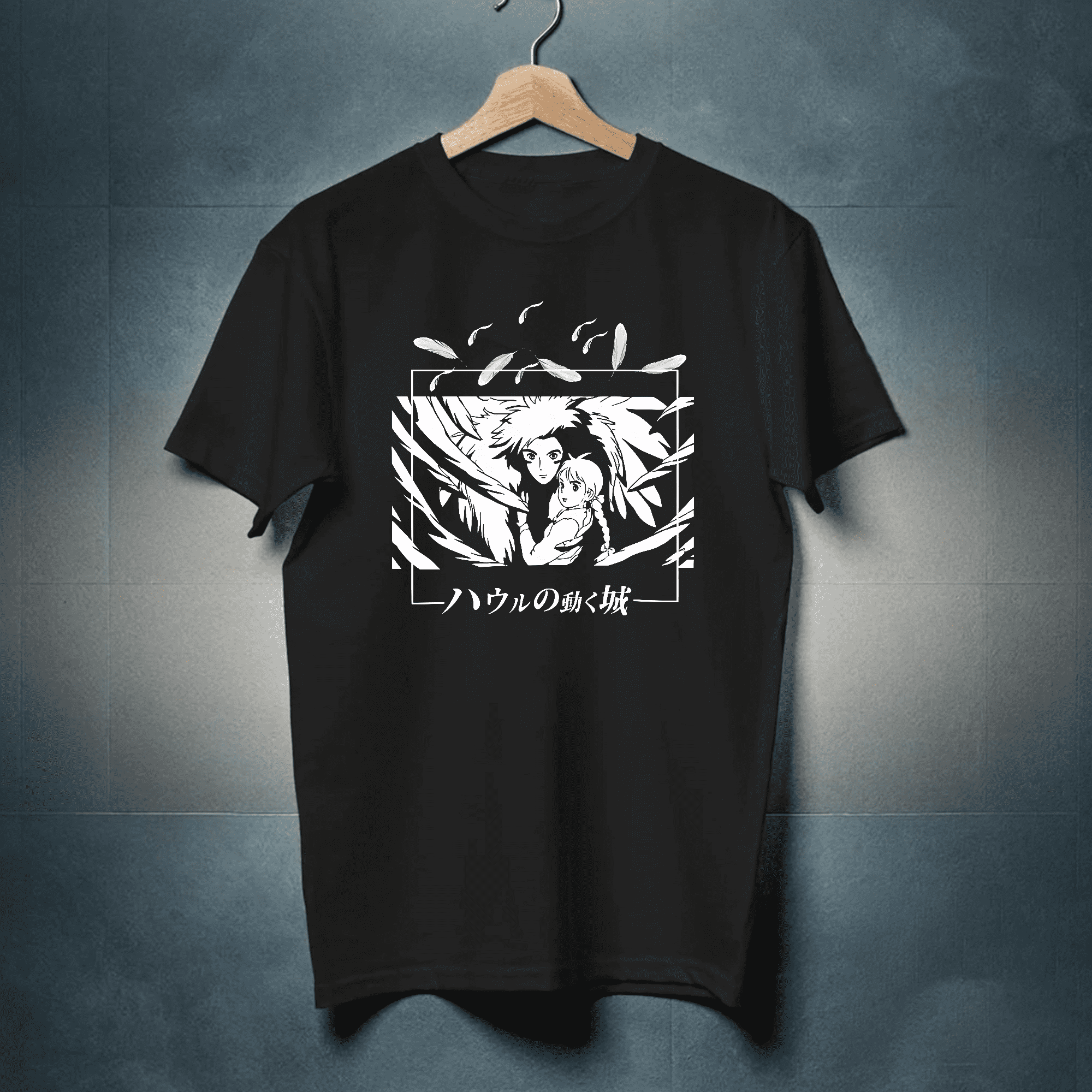 Reprint Rare Howl And Sophie T-shirt,Howl's Moving Castle,Hayao ...