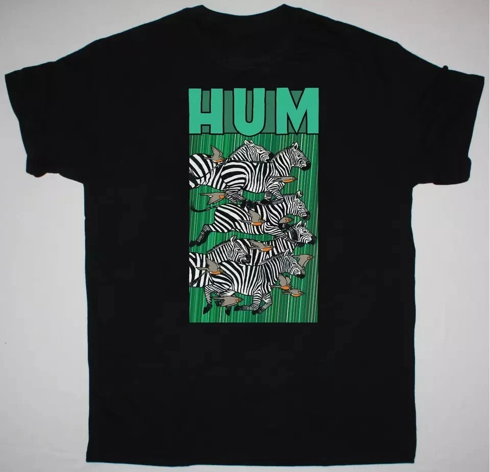 Reprint Rare Hum Band Music Concert Black T-Shirt Cotton All Size S ...