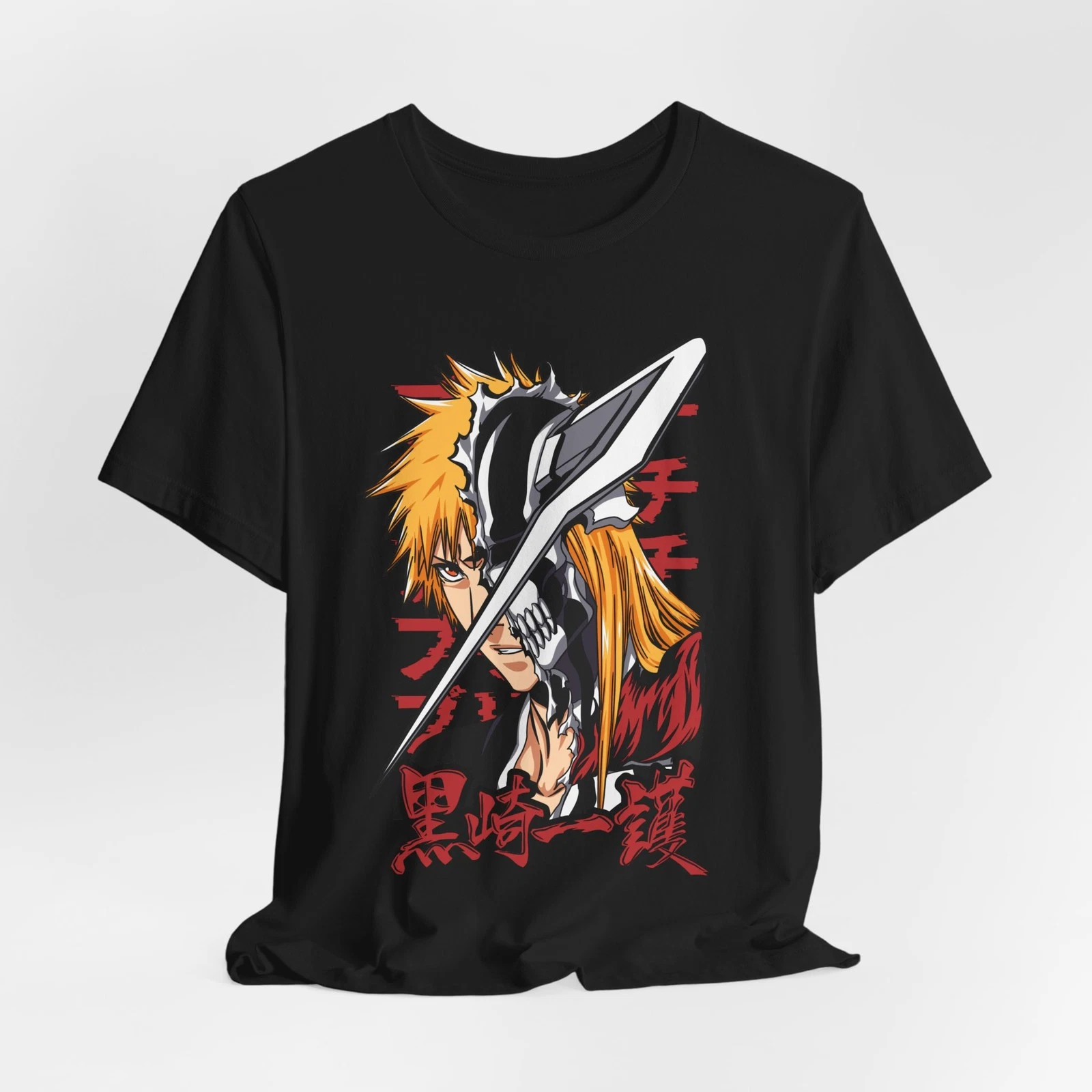 Reprint Rare Ichigo Kurosaki Bleach Anime Graphic Tee, Unisex T-Shirt ...