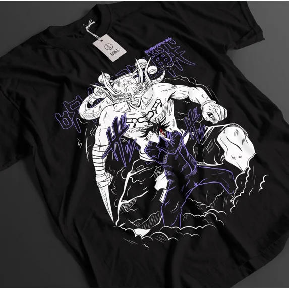 Reprint Rare Jujutsu Kaisen Shirt Megumi Fushiguro T-Shirt Gojo Toji ...