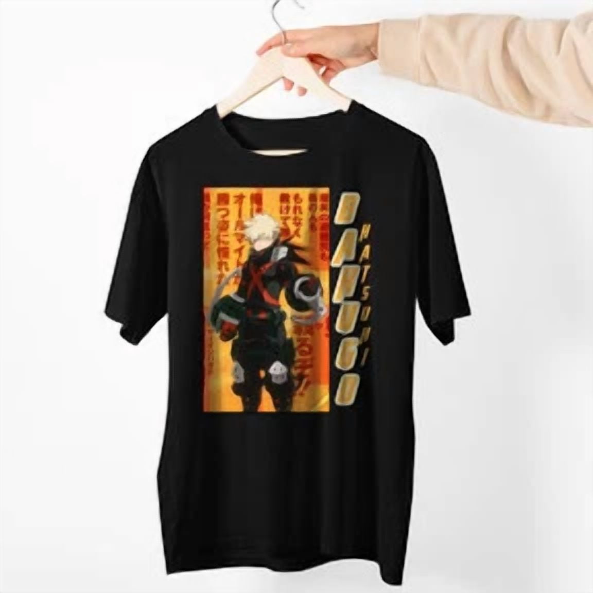 Reprint Rare Katsuki Bakugo Hero Academy , Hero Academia T Shirt, Anime ...