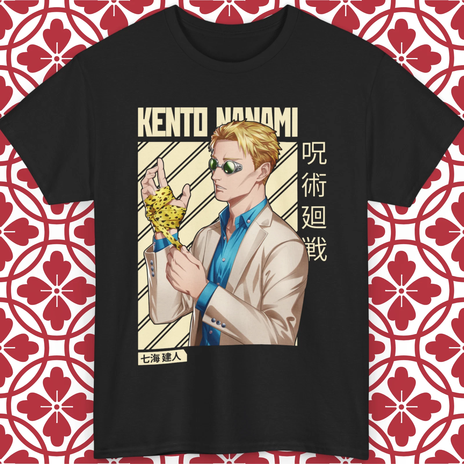 Reprint Rare Kento Nanami T-Shirt Jujutsu Kaisen Anime Unisex All Sizes ...