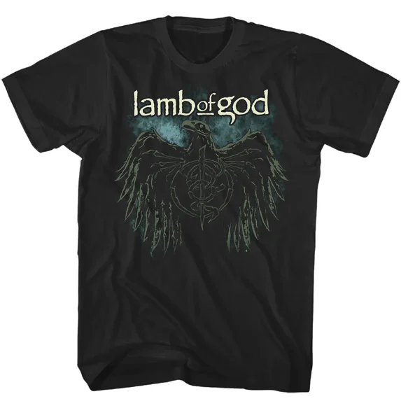 Reprint Rare LAMB OF GOD cd lgo CROW 2 Official SHIRT LRG New omens ...