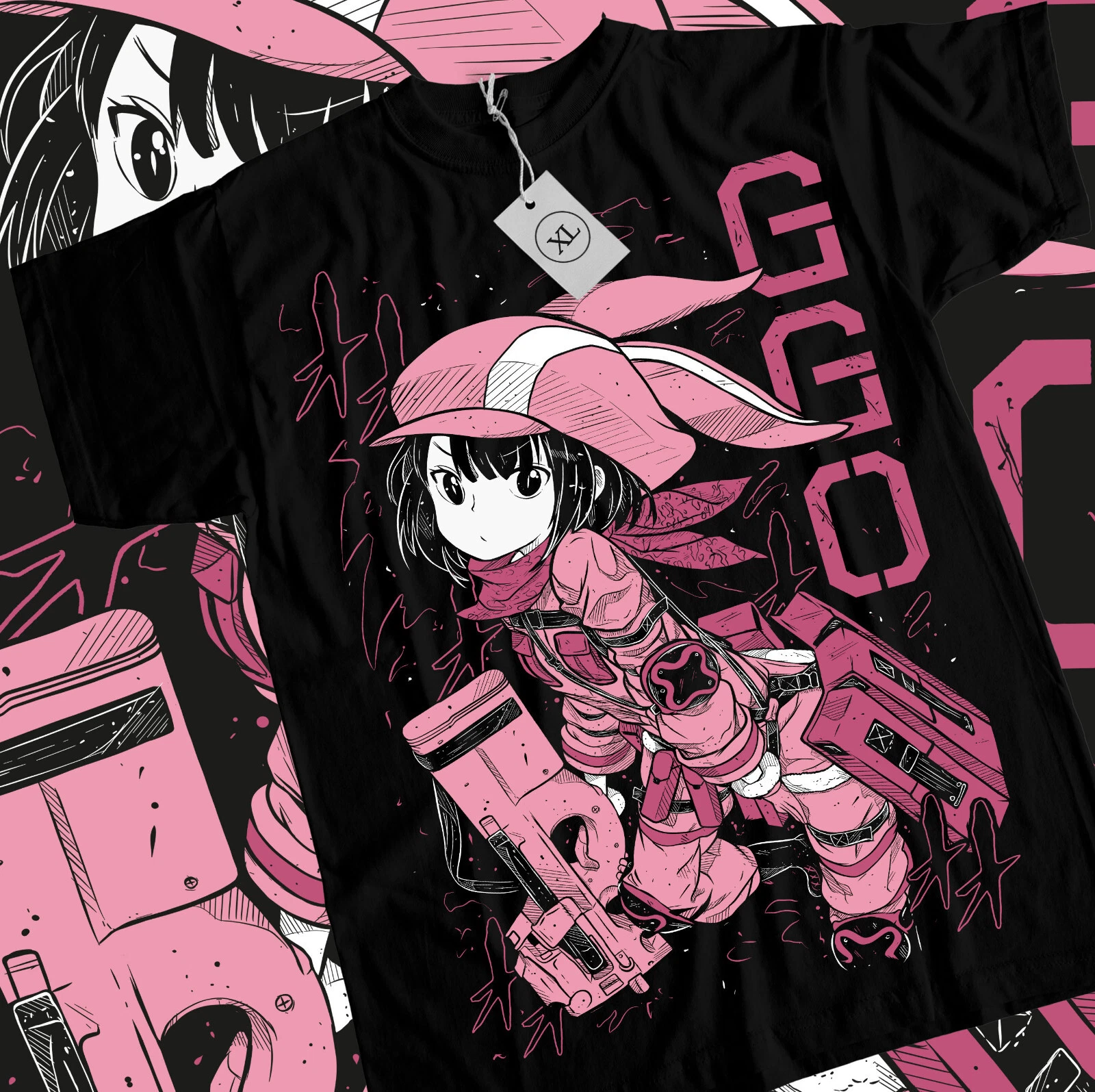 Reprint Rare Leen Isekai wa Smartphone to Tomoni T-shirt Touya Sakura ...