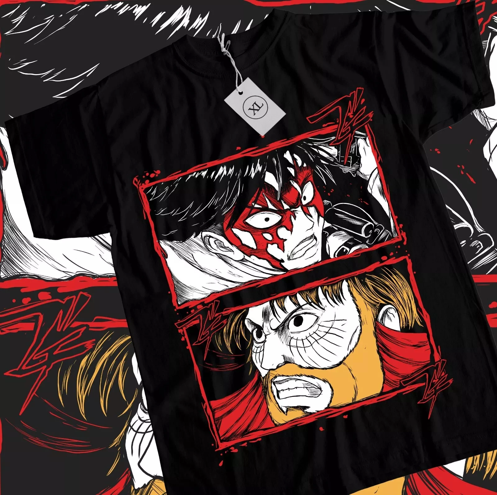 Reprint Rare Levi Ackerman T-shirt Shingeki No Kyojin AOT Anime Black ...