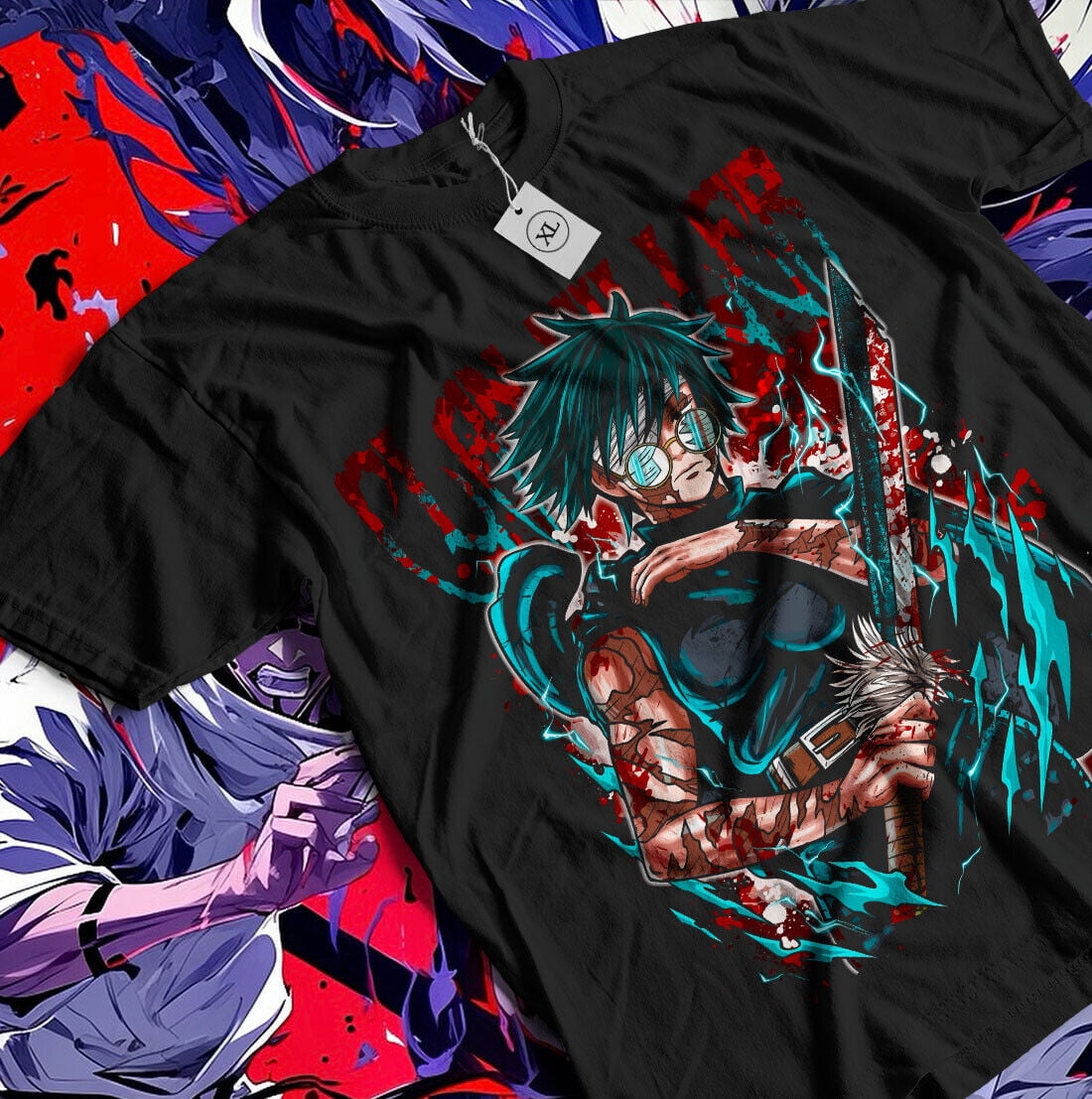 Reprint Rare Maki Zenin T-shirt Jujutsu Kaisen Horror Anime Manga ...