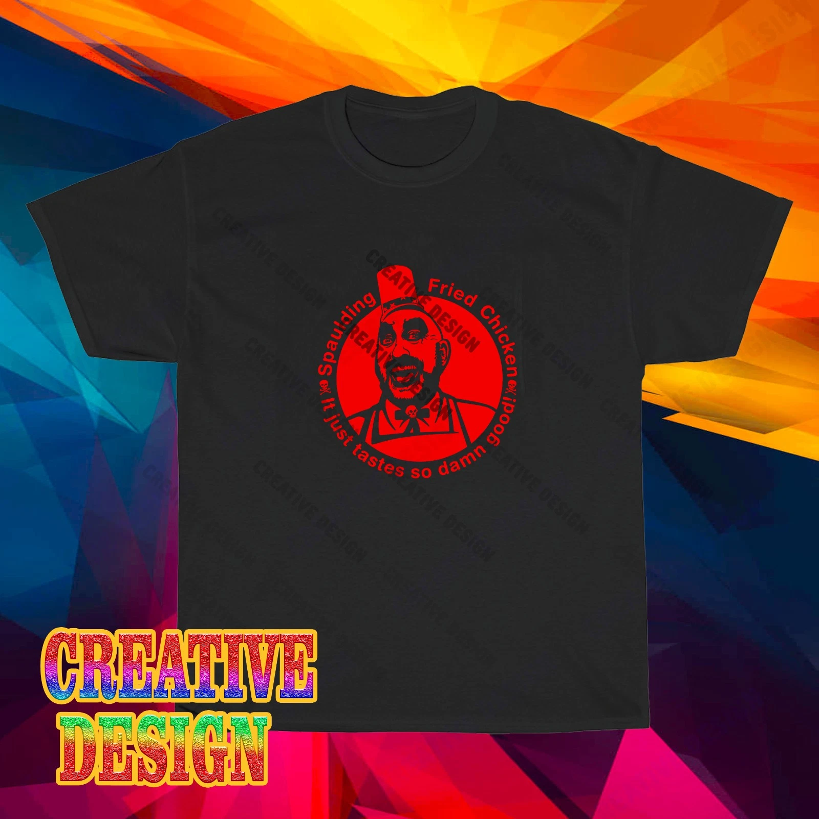 Reprint Rare NEW! SFC Captain Spaulding Logo Long Sleeve T-Shirt Funny ...