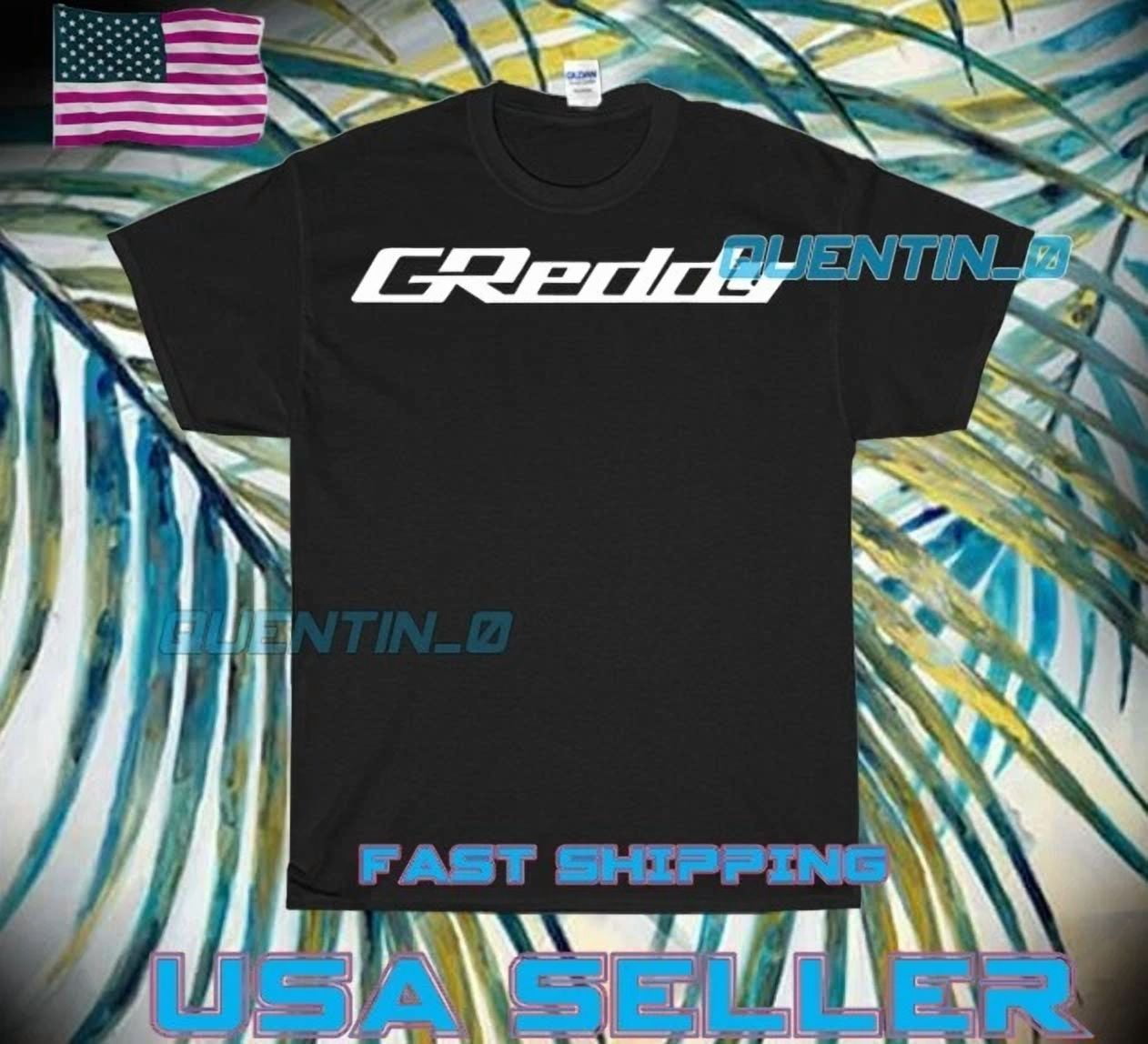 Reprint Rare NEW SHIRT PREMIUM GREDDY RACING LOGO T-SHIRT FUNNY UNISEX ...