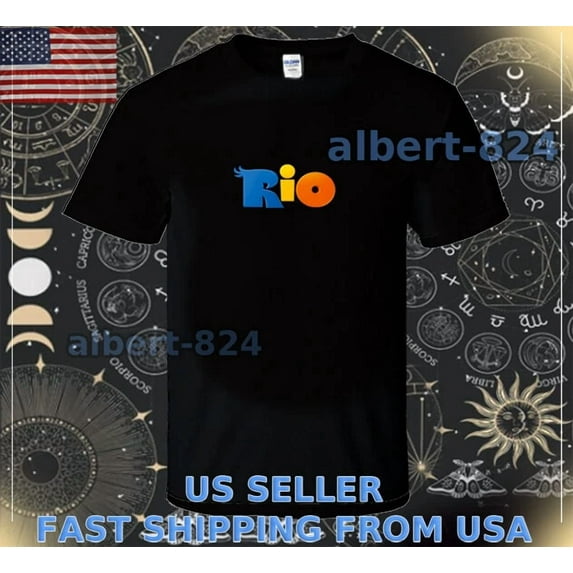 Reprint Rare NEW SHIRT RIO MOVIE LOGO T-SHIRT FUNNY AMERICAN SIZE S TO ...