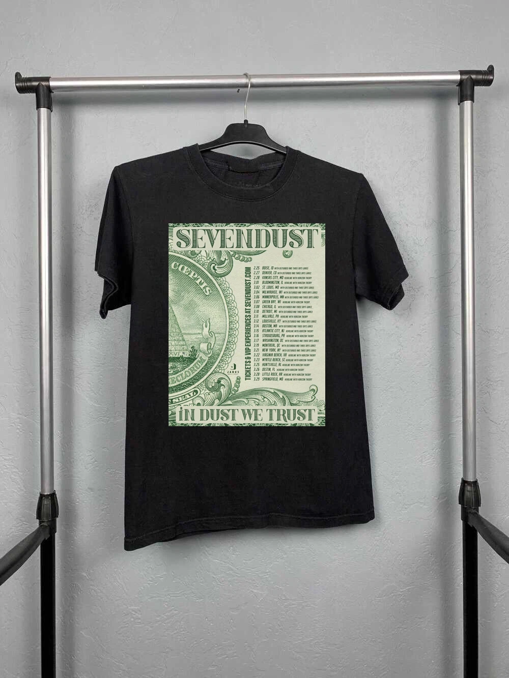 Reprint Rare NEW Sevendust Announce 2025 Tour Full Size Gift For Fan ...
