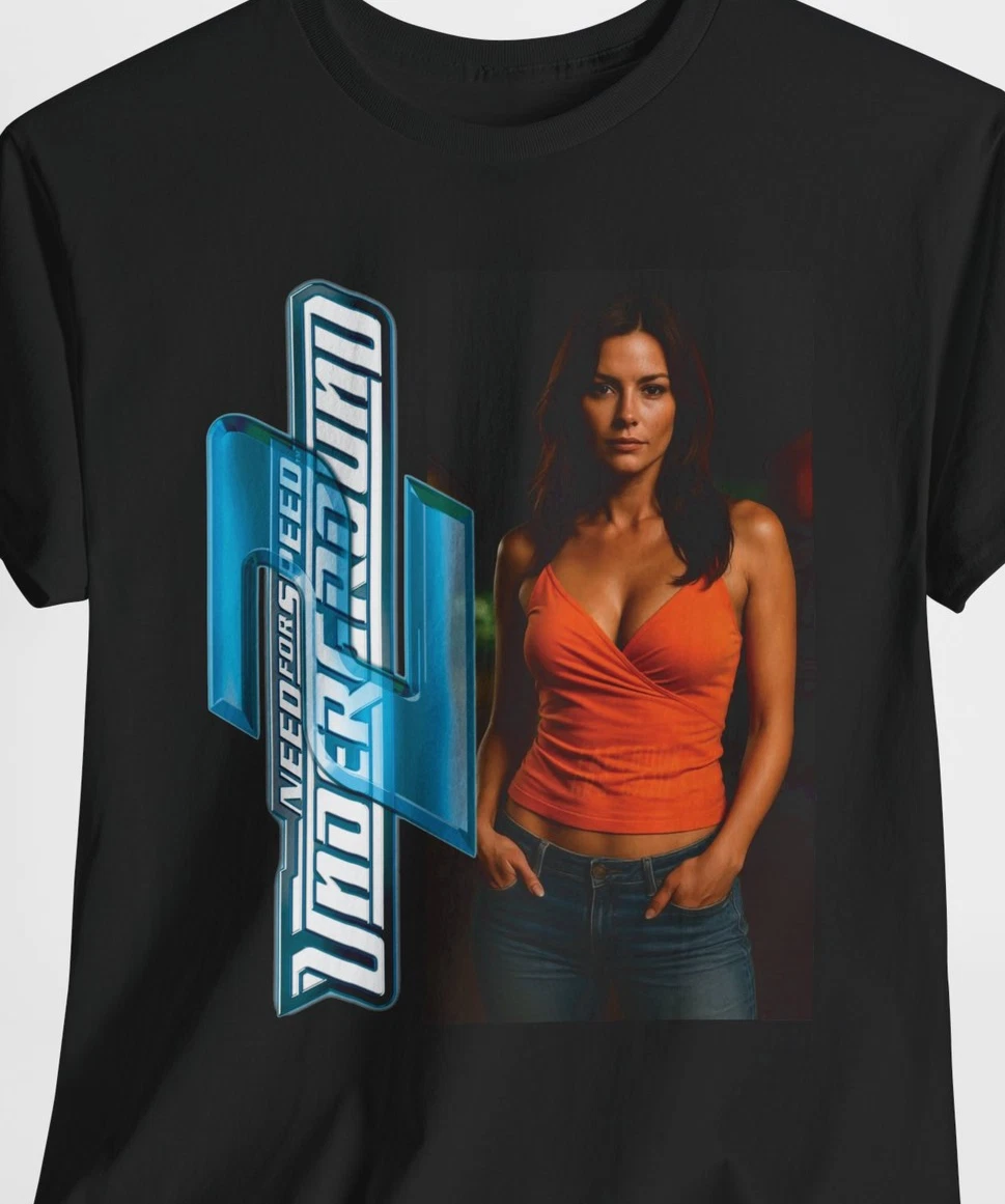 Reprint Rare NFS U2 Need for Speed Underground 2 Rachel Shirt Retro ...