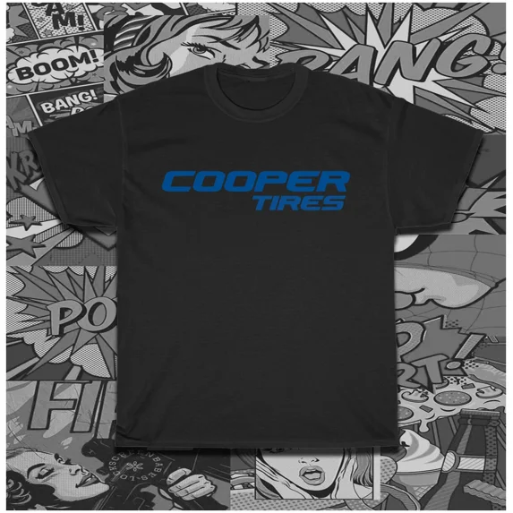 Reprint Rare New Cooper Tires Logo Men's T-Shirt American Size S-5XL T ...