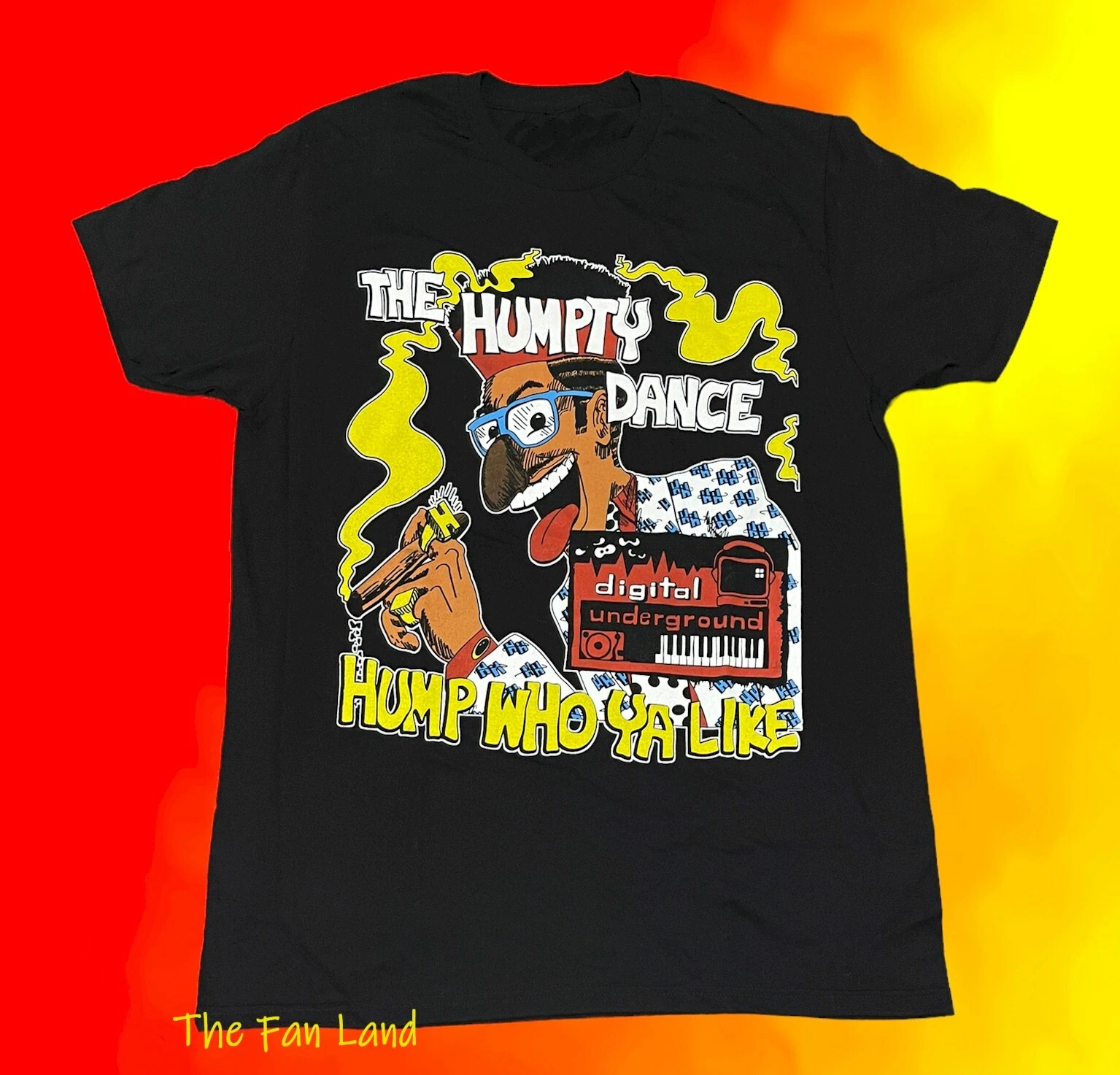 Reprint Rare New Digital Underground Humpty Dance Shock G 1990 Mens ...