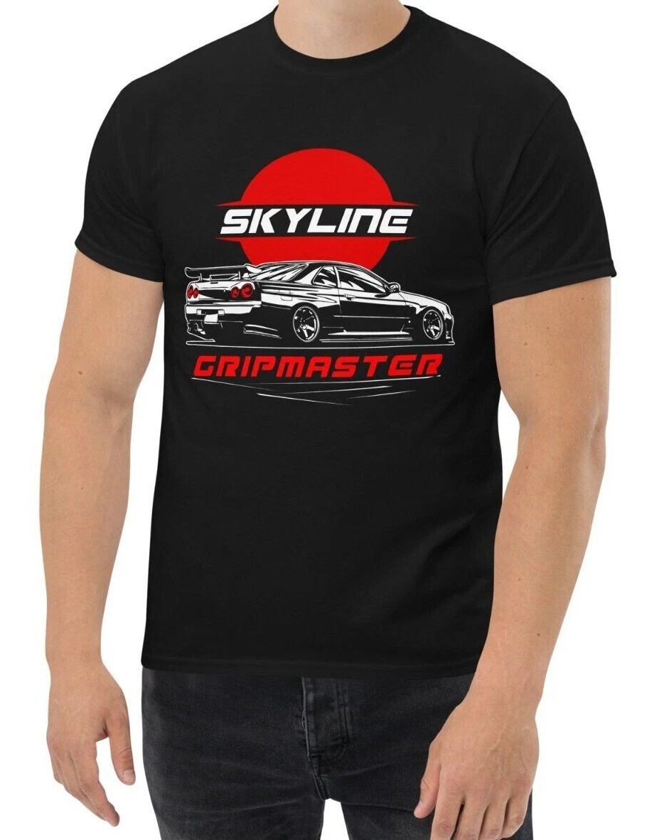 Reprint Rare New JDM Skyline Gripmaster Men's T Shirt S-3XL Assorted ...