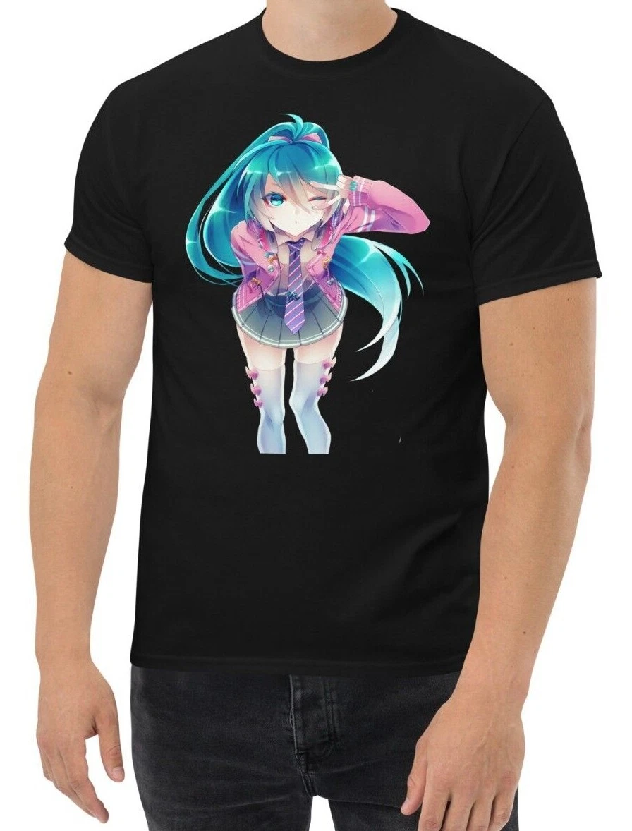 Reprint Rare New Japanese Waifu Men's T Shirt Manga Anime Kawaii S-3XL ...