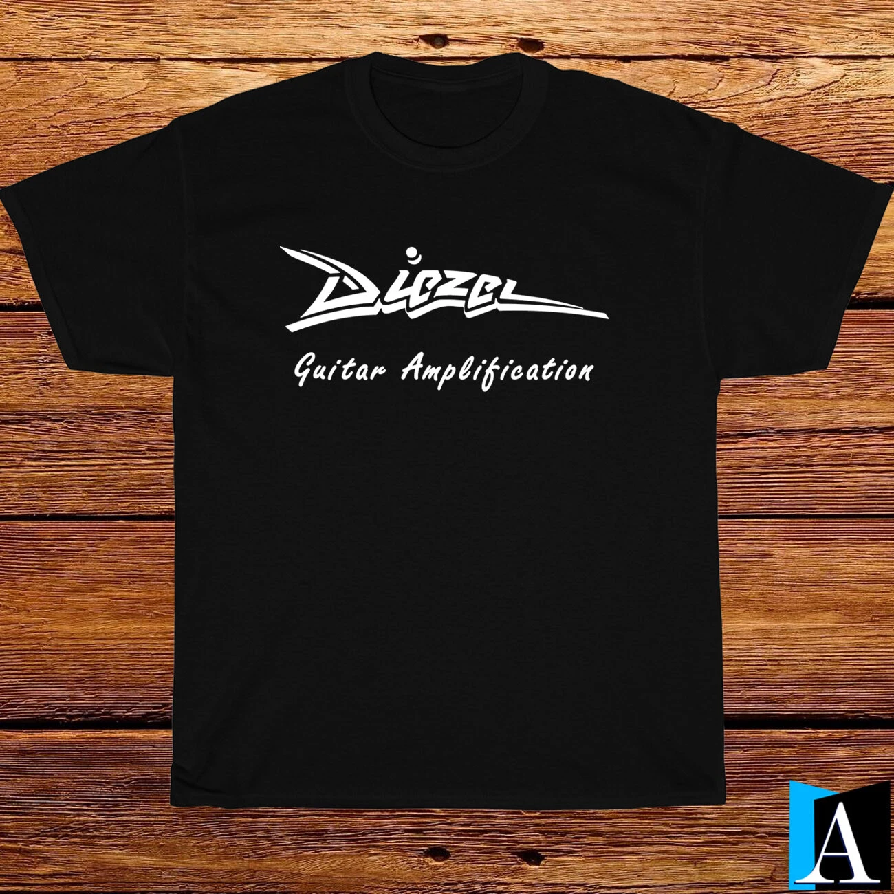 Reprint Rare New Shirt Diezel Guitar Amplification Logo Black/White ...