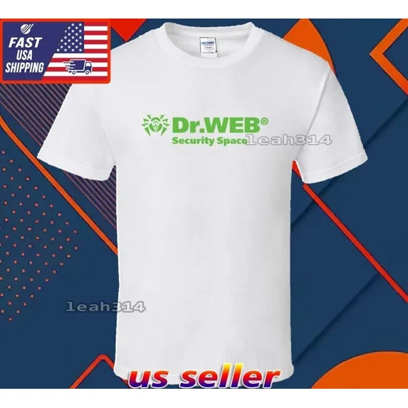 Reprint Rare New Shirt Dr. Web Security Space Logo T-Shirt Funny ...