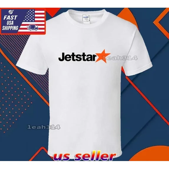 Reprint Rare New Shirt Jetstar Logo T-Shirt Funny American Usa Unisex ...