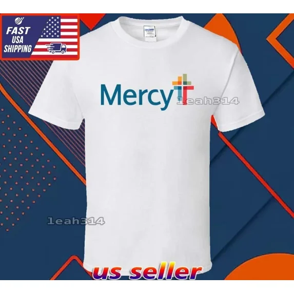 Reprint Rare New Shirt Mercy Hospital St Logo T-Shirt Funny American ...