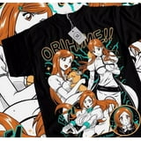 Reprint Rare Orihime Inoue T-Shirt Zaraki Kenpachi Bleach Anime Ichigo ...