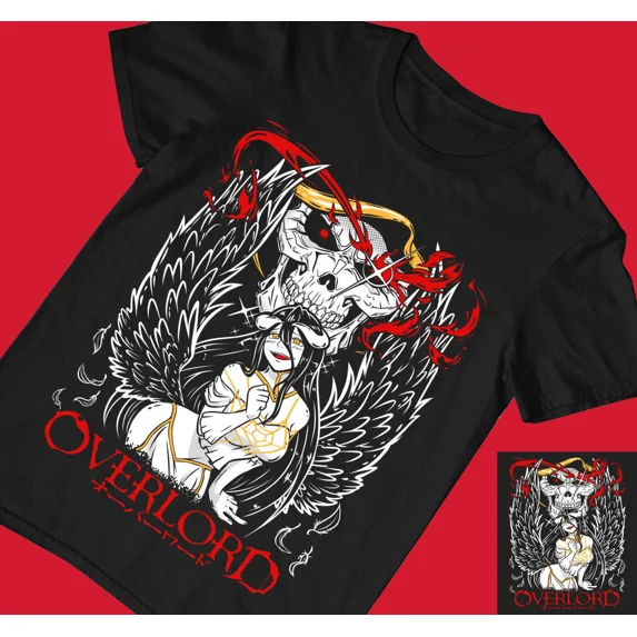 Reprint Rare Overlord Ainz Ooal Gown New Unisex T-shirt Albedo Overlord ...