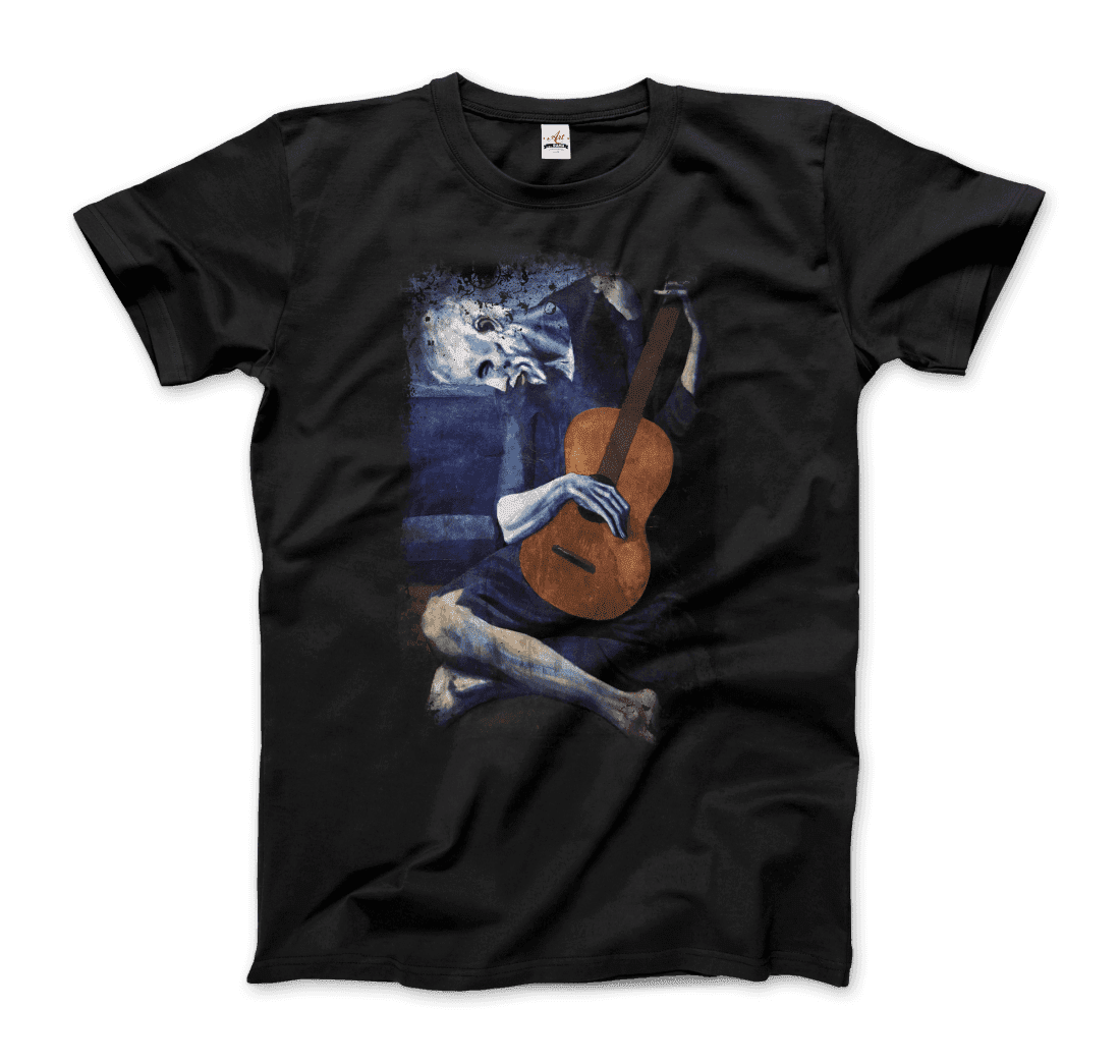 Reprint Rare Pablo Picasso - The Old Guitarist Artwork T-Shirt ...